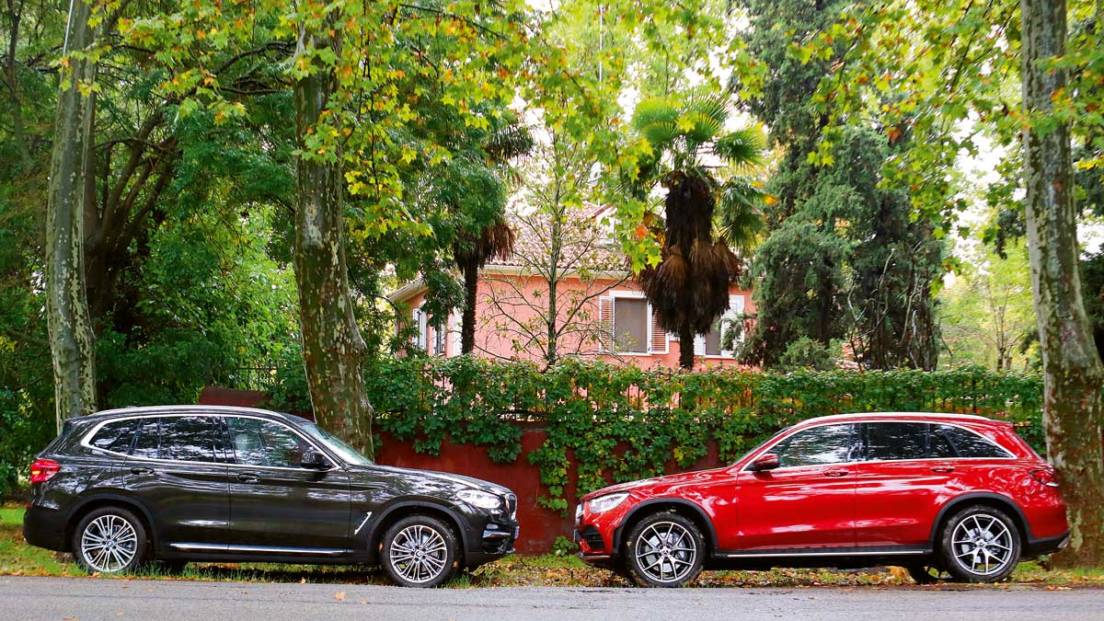 BMW X3 VS Mercedes-Benz GLC: SUV diésel de pedigrí - Clicacoches