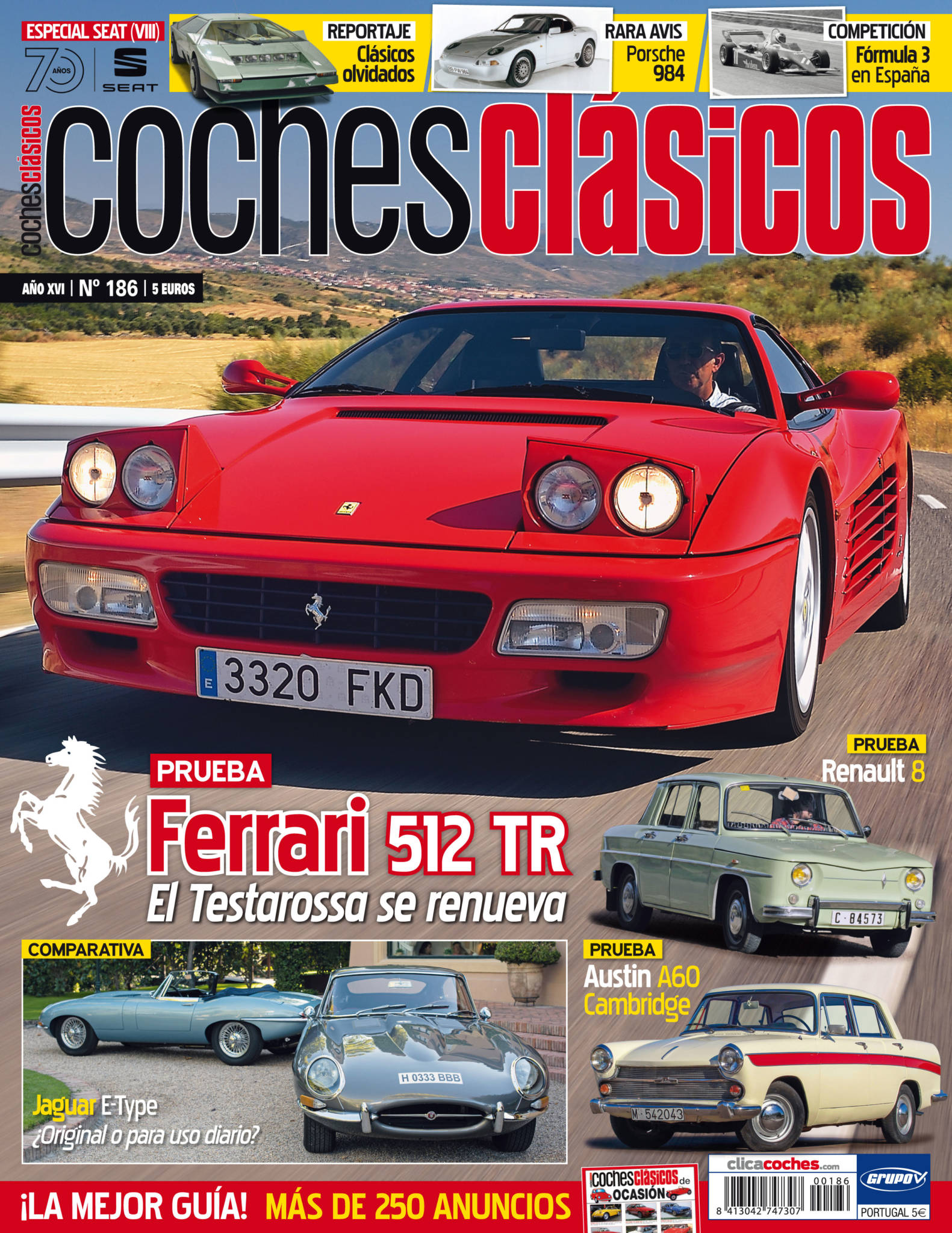 Ya está a la venta el número 186 de la revista Coches Clásicos ...