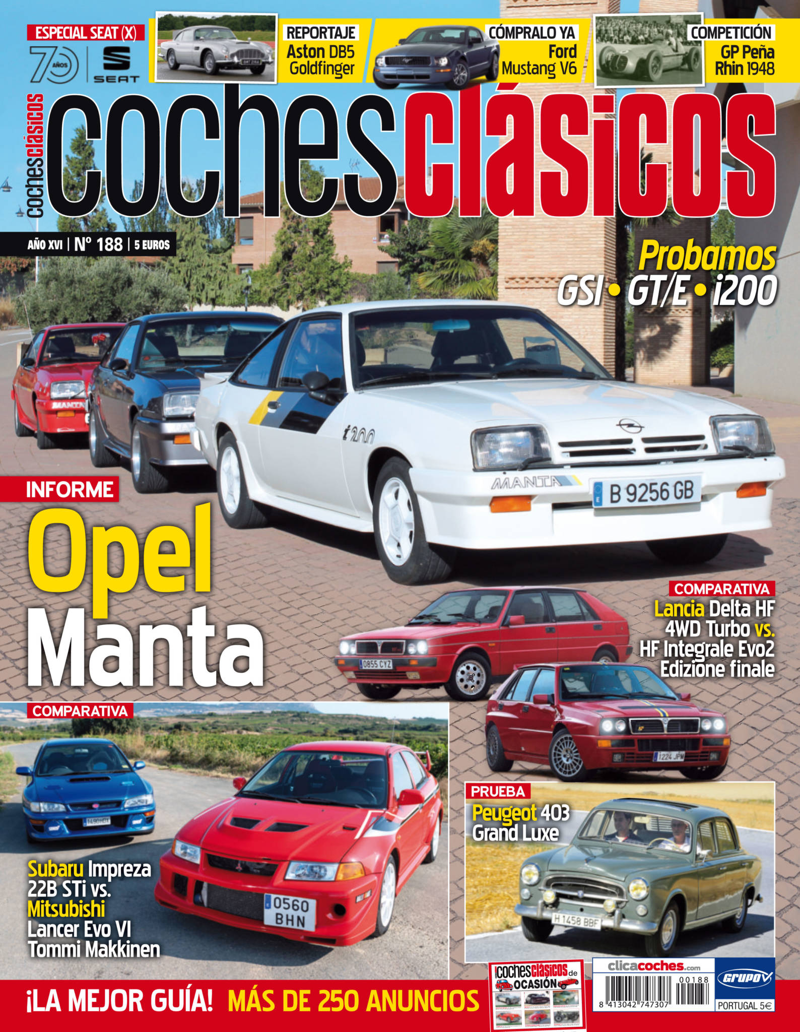 Ya está a la venta el número 188 de la revista Coches Clásicos ...
